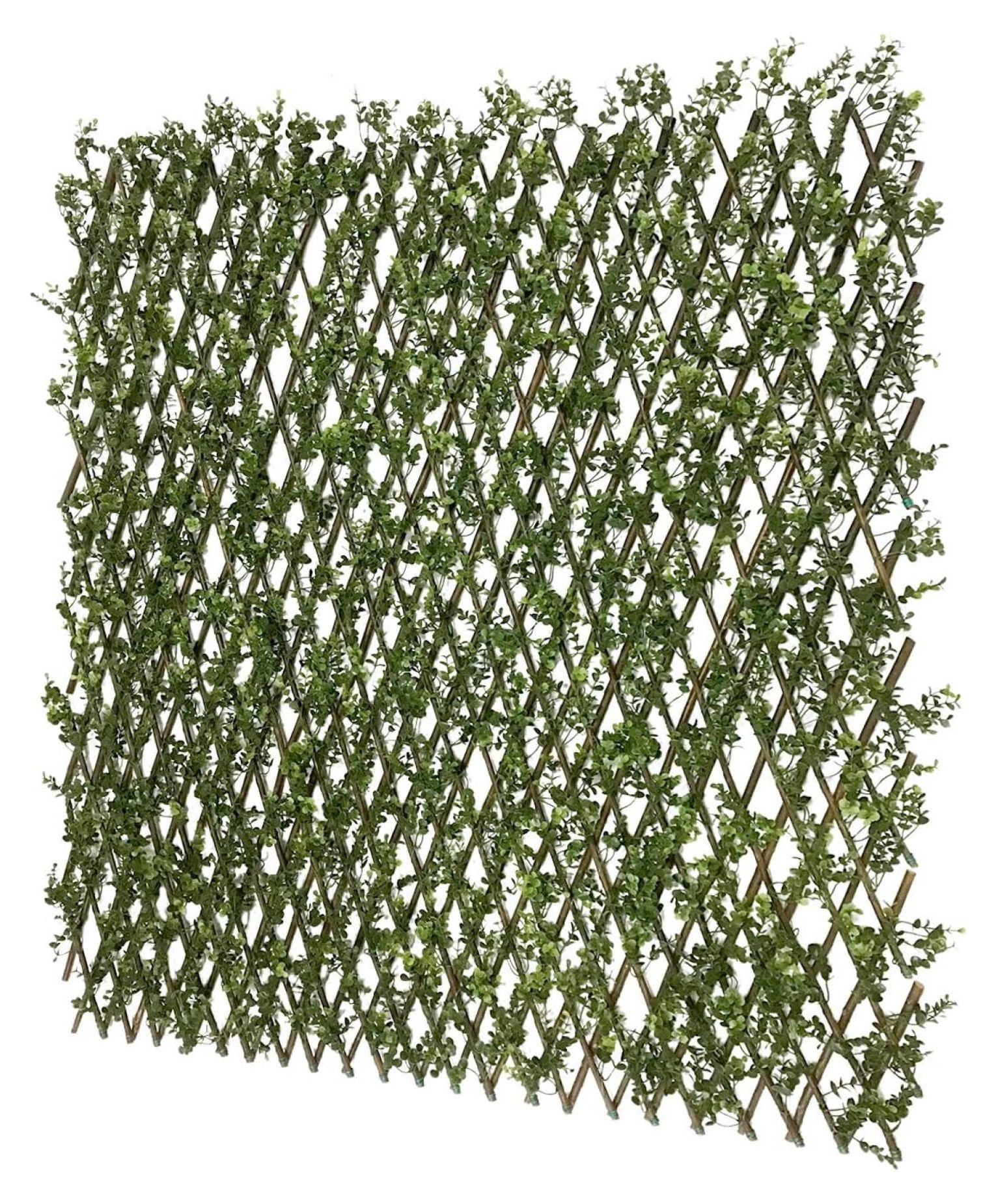Crestora Expandable Faux Privacy Fence Screen, 5Pc Expandable Greenery ...