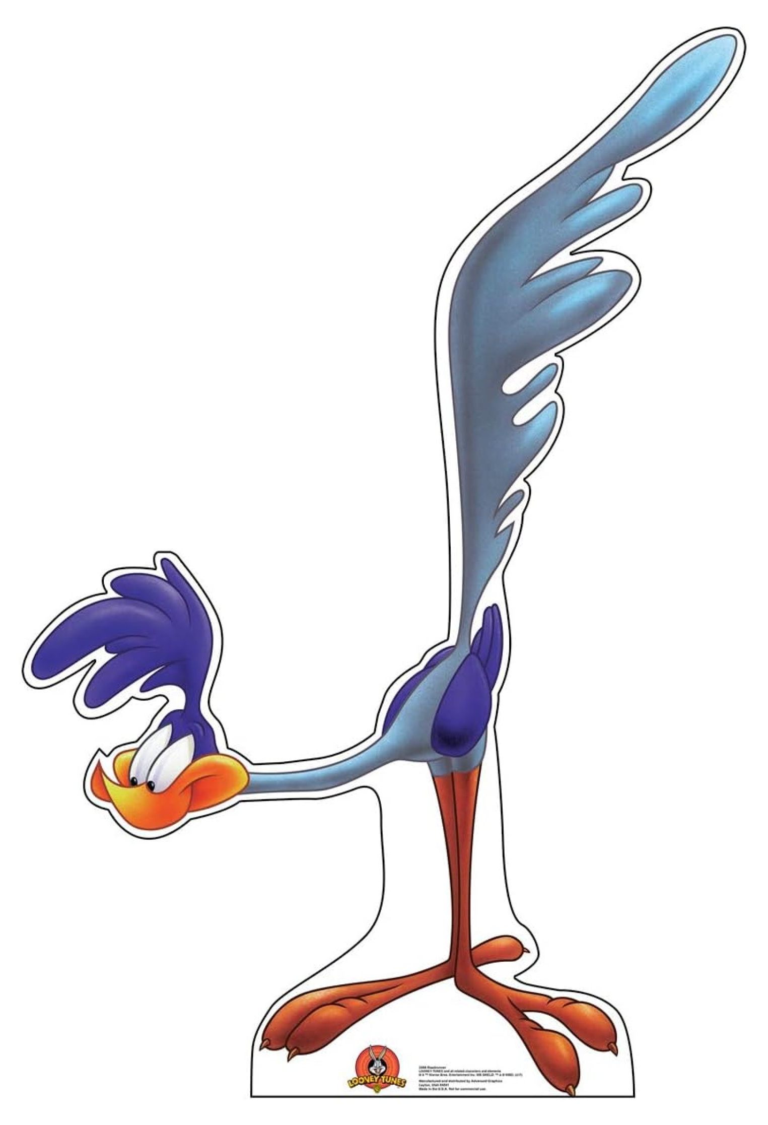 Crestora Road Runner Life Size Cardboard Cutout Standup - - Walmart.com