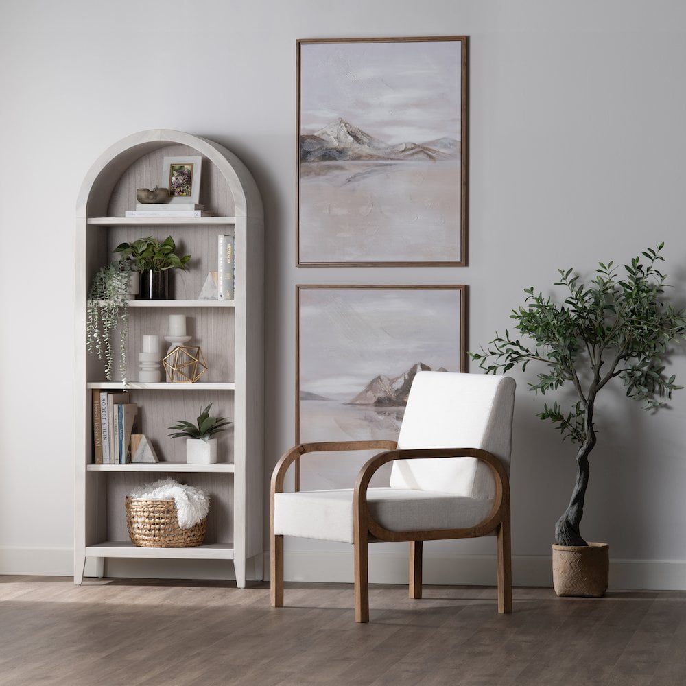 Crestview 5 Shelf Etagere_Bookcase - Walmart.com