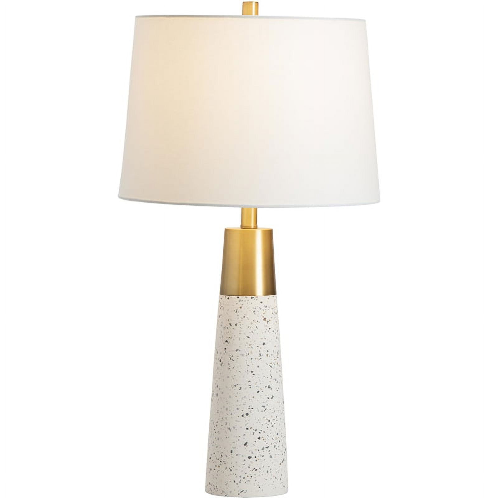 Crestview Collection Claire Stone Table Lamp in White - Walmart.com