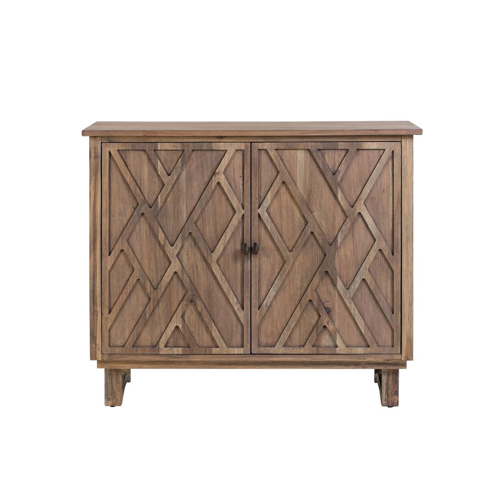 Crestview Collection Fretwork Two-Door Chest - Walmart.com