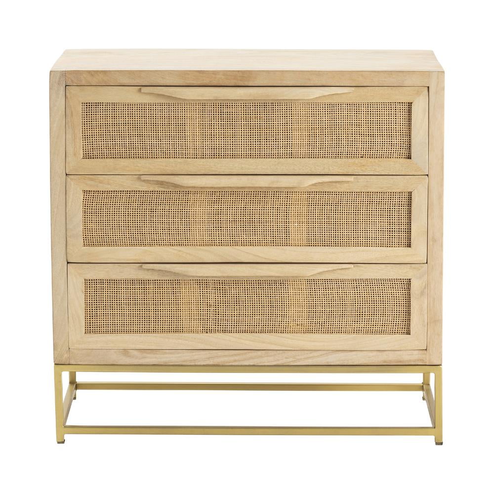 Crestview Collection Jensen Three-Drawer Chest - Walmart.com