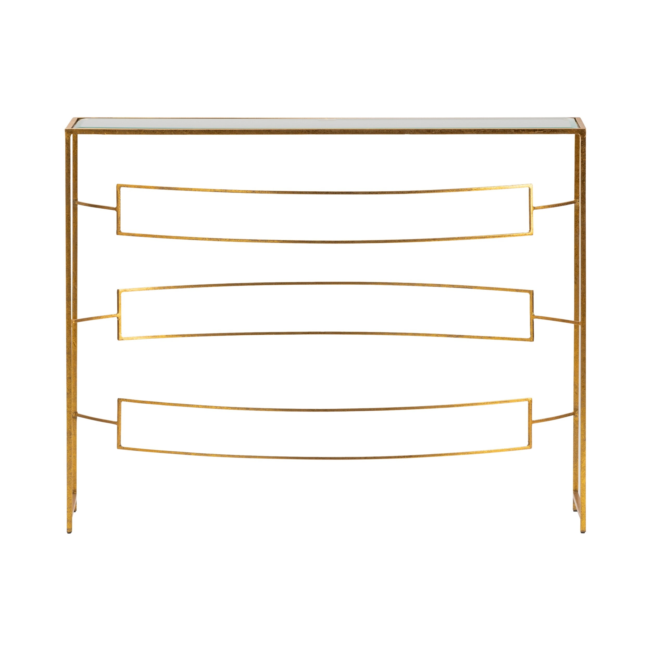 Crestview Collection Melrose Narrow Metal Console Table - 40 x 10 x 31 ...