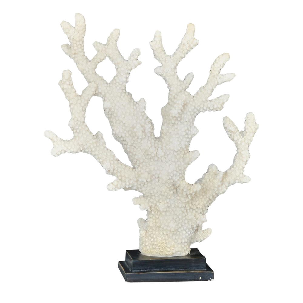Crestview Collection Resin Natural Coral Statue in White - Walmart.com