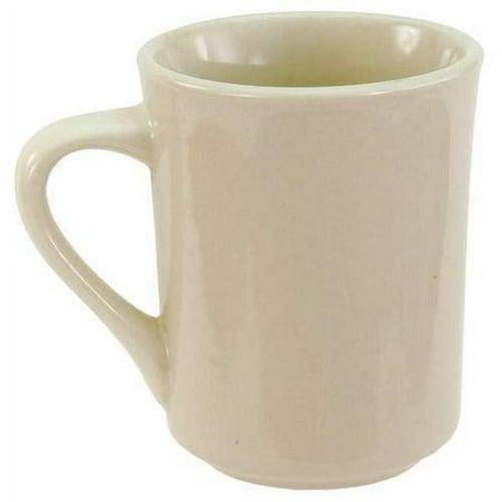 Crestware Bone White Dover Narrow Rim Mug 8-1/2 oz., Pk36 - Walmart.com
