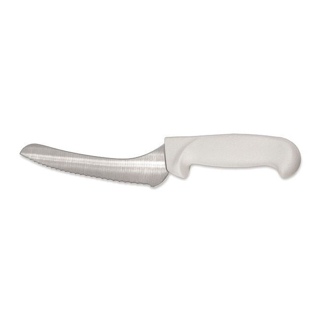 Crestware Bread Knife,Serrated,9 in. L,White KN20 - Walmart Business ...
