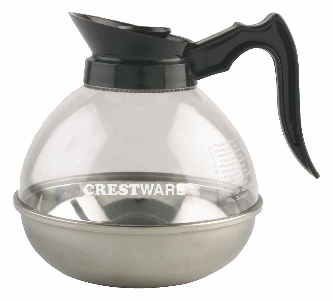 Crestware Coffee Decanter,64 fl oz Cap.,SS PD64 - Walmart.com