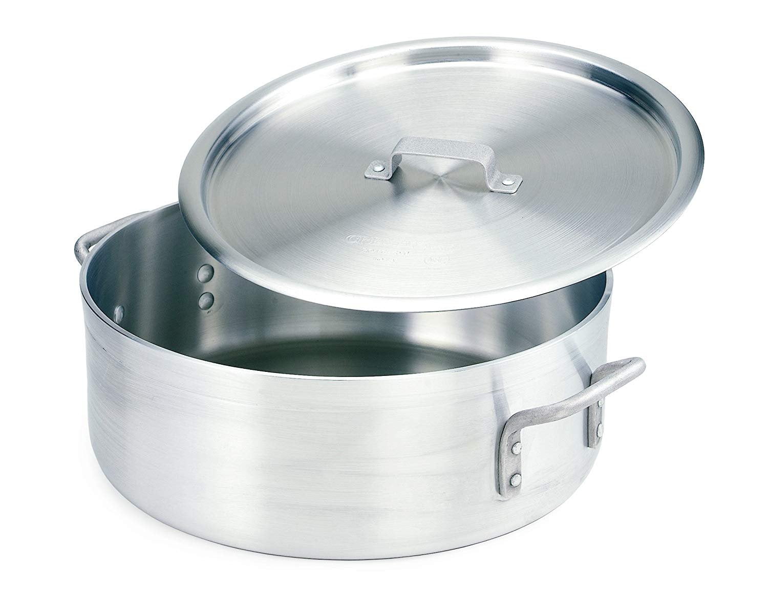 Crestware Extra Heavy Weight Aluminum Brazier with Pan Cover, 5 Quart ...