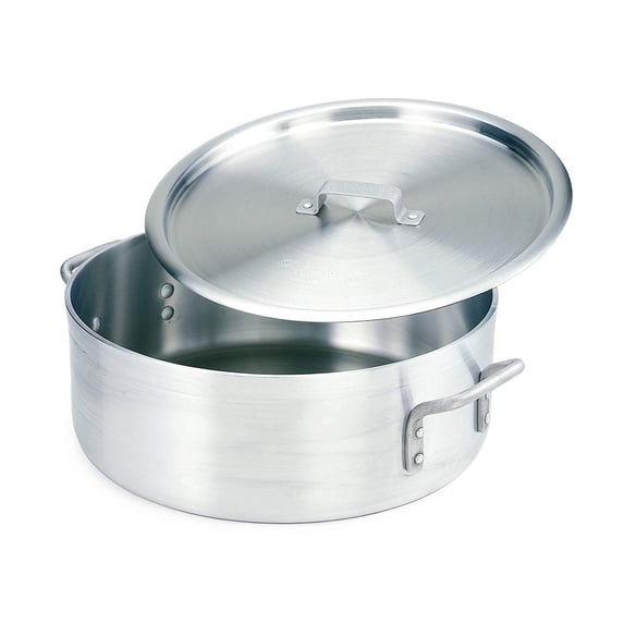Crestware Extra Heavy Weight Aluminum Brazier with Pan Cover, 5 Quart ...