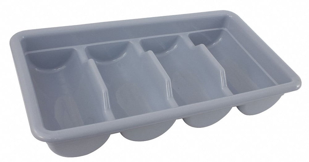 Crestware Flatware Box,Gray,4 Compartments FCCB FCCB ZO-G7529155 ...