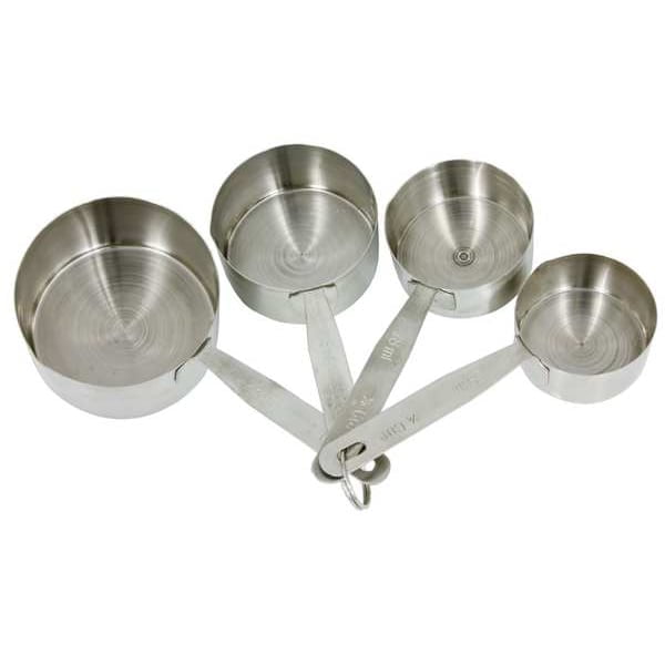 Crestware Measuring Cup Set of 4,Gray,SS MEACP - Walmart.com