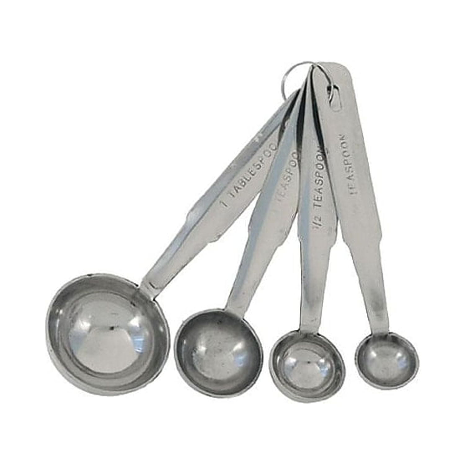 Crestware Measuring Spoon Set Stainless Steel 85601 - Walmart.com