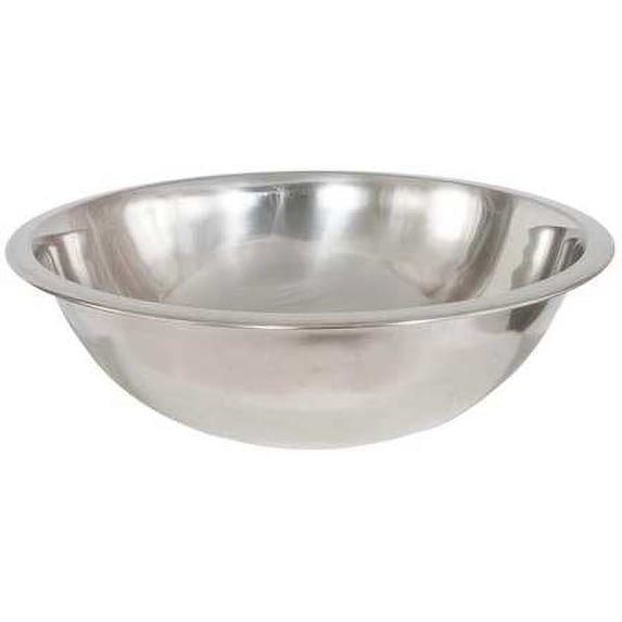 Crestware, Mixing Bowl, 13 qt, Stainless Steel, Inside Diameter 15 in ...