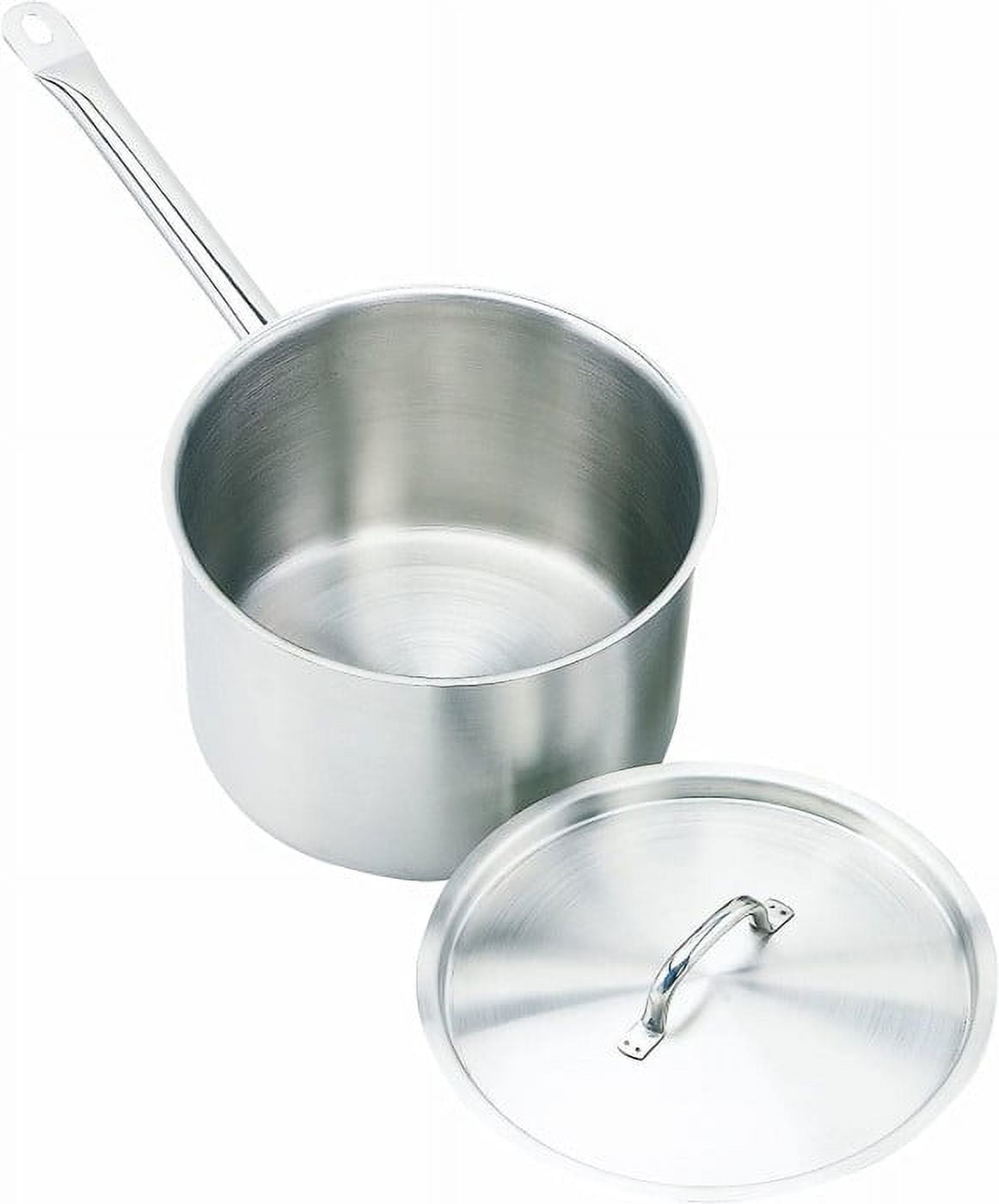 Crestware SSPAN5WC Induction Sauce Pan with Cover 5 Qt. - Walmart.com