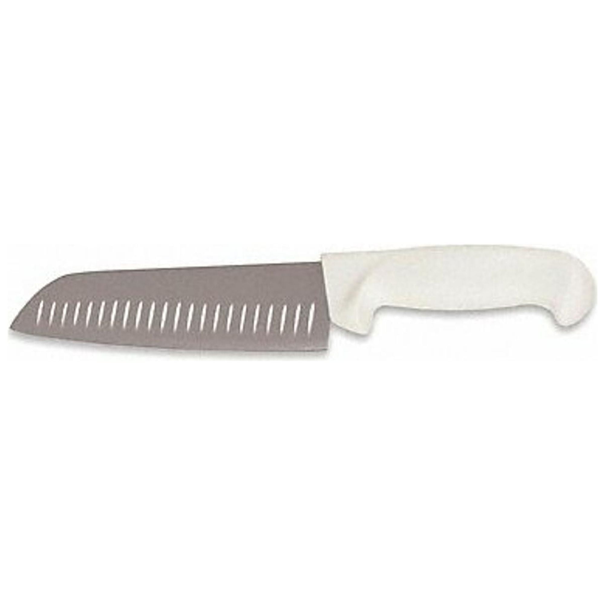 Crestware Santoku Knife,Straight,7 in. L,White KN61 - Walmart.com