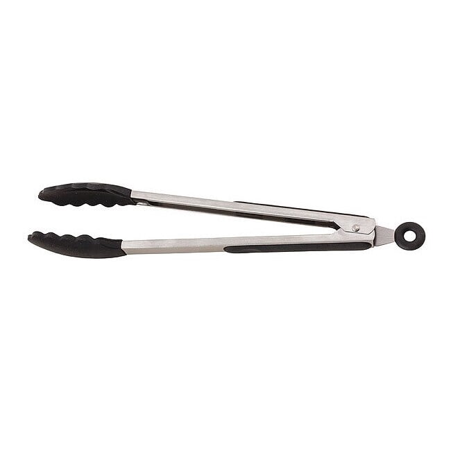 Crestware Tong,Black,13 in. L,Stainless Steel BSFT12 - Walmart.com
