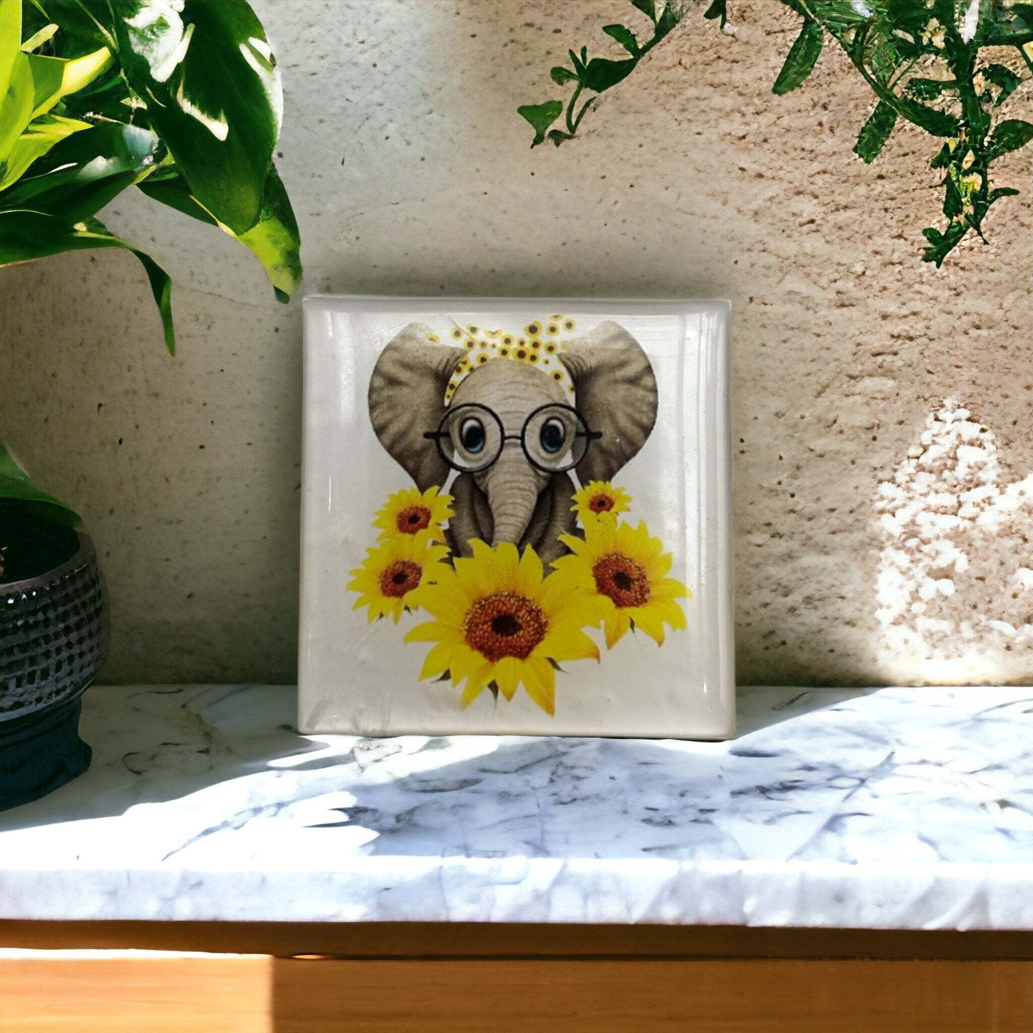 Crete Artisan Design Elephant Glass Magnet - Walmart.com