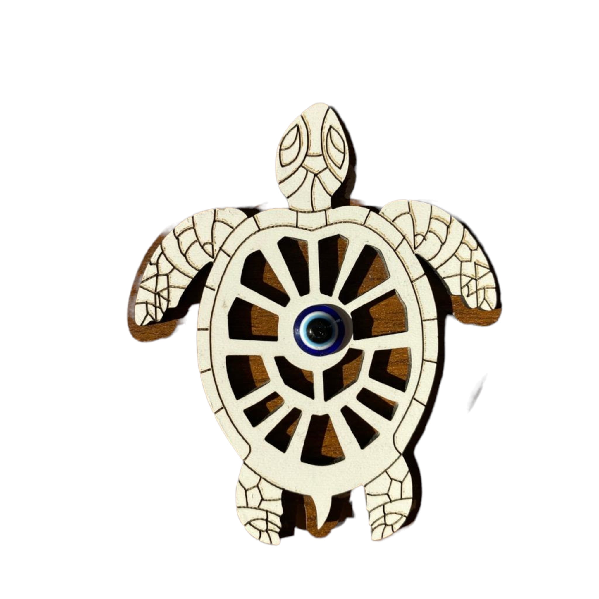 Crete Artisan Design Hand Themed Wooden Fridge Magnet Turtle - Walmart.com