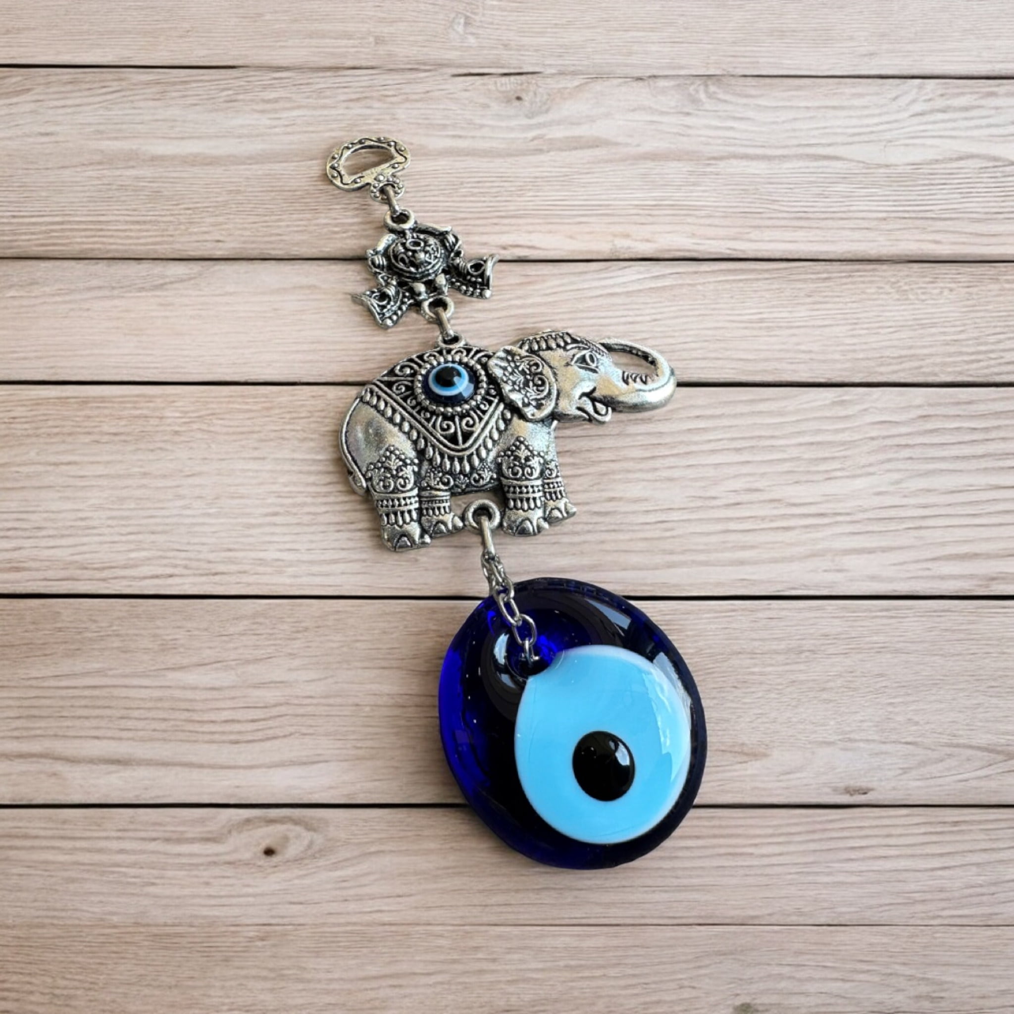 Crete Trading Handmade Evil Eye Wall Decorations with Elephant Design ...