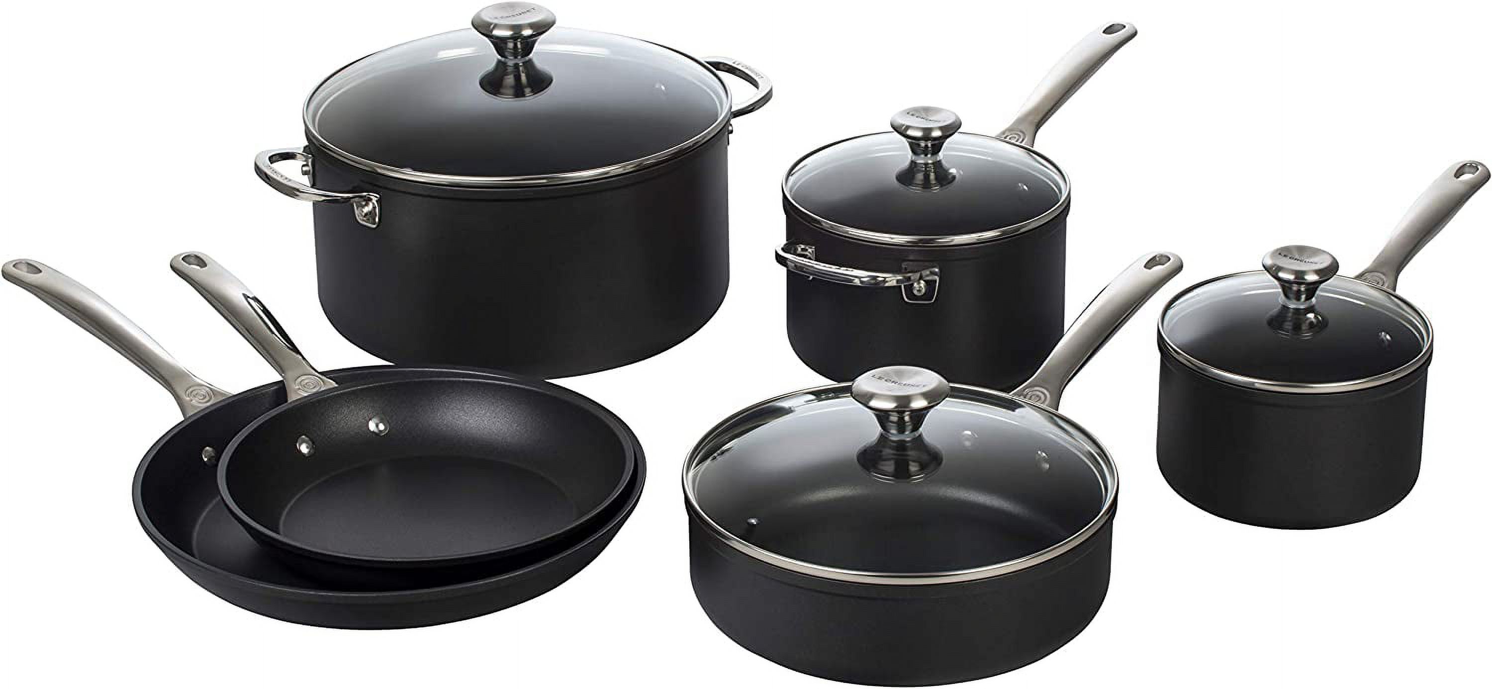 Creuset Toughened Nonstick PRO Cookware Set 10 pc. - Walmart.com