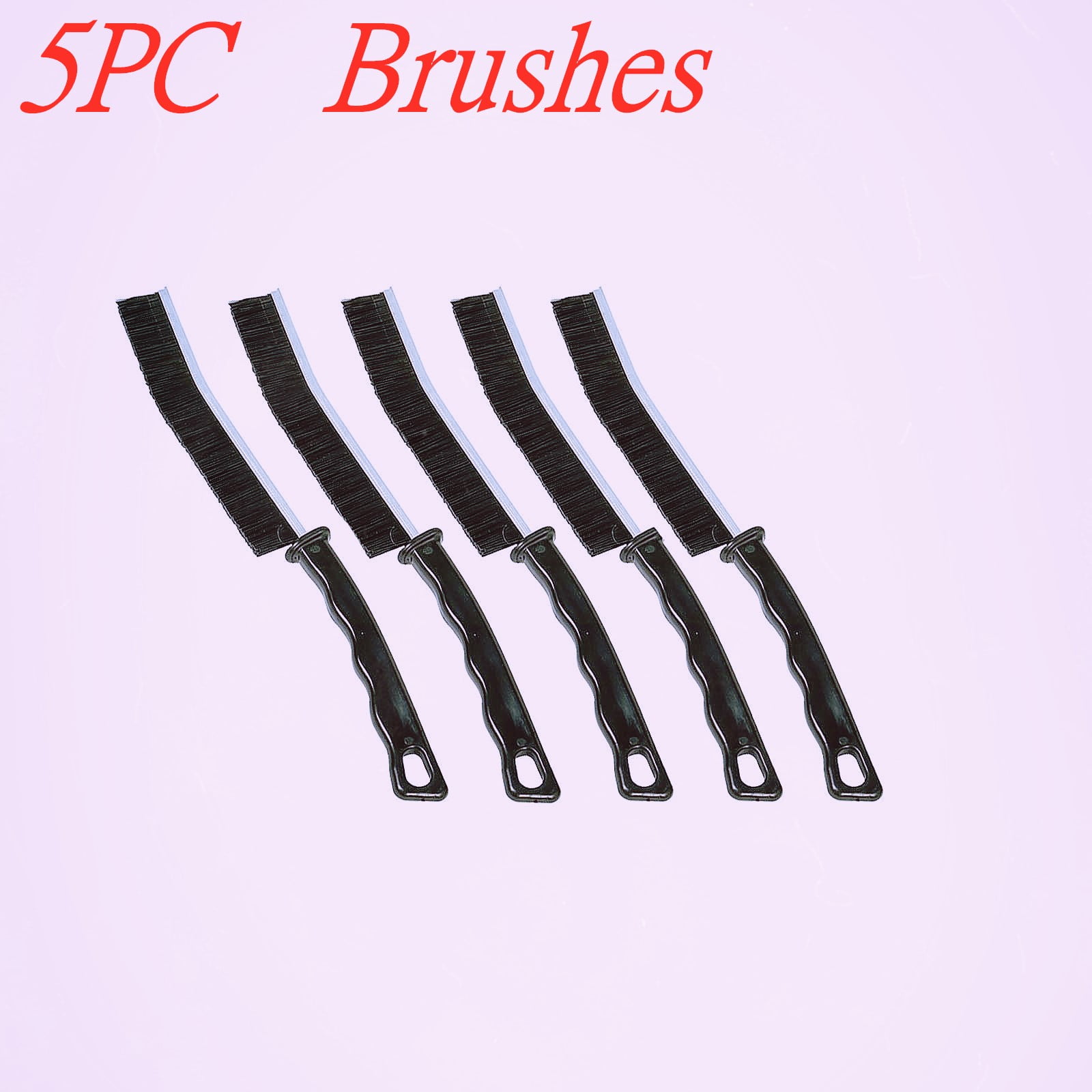 Crevice Cleaning Brush 5 Pcs Grout Brush 9 Inch Hard Bristle Crevice ...