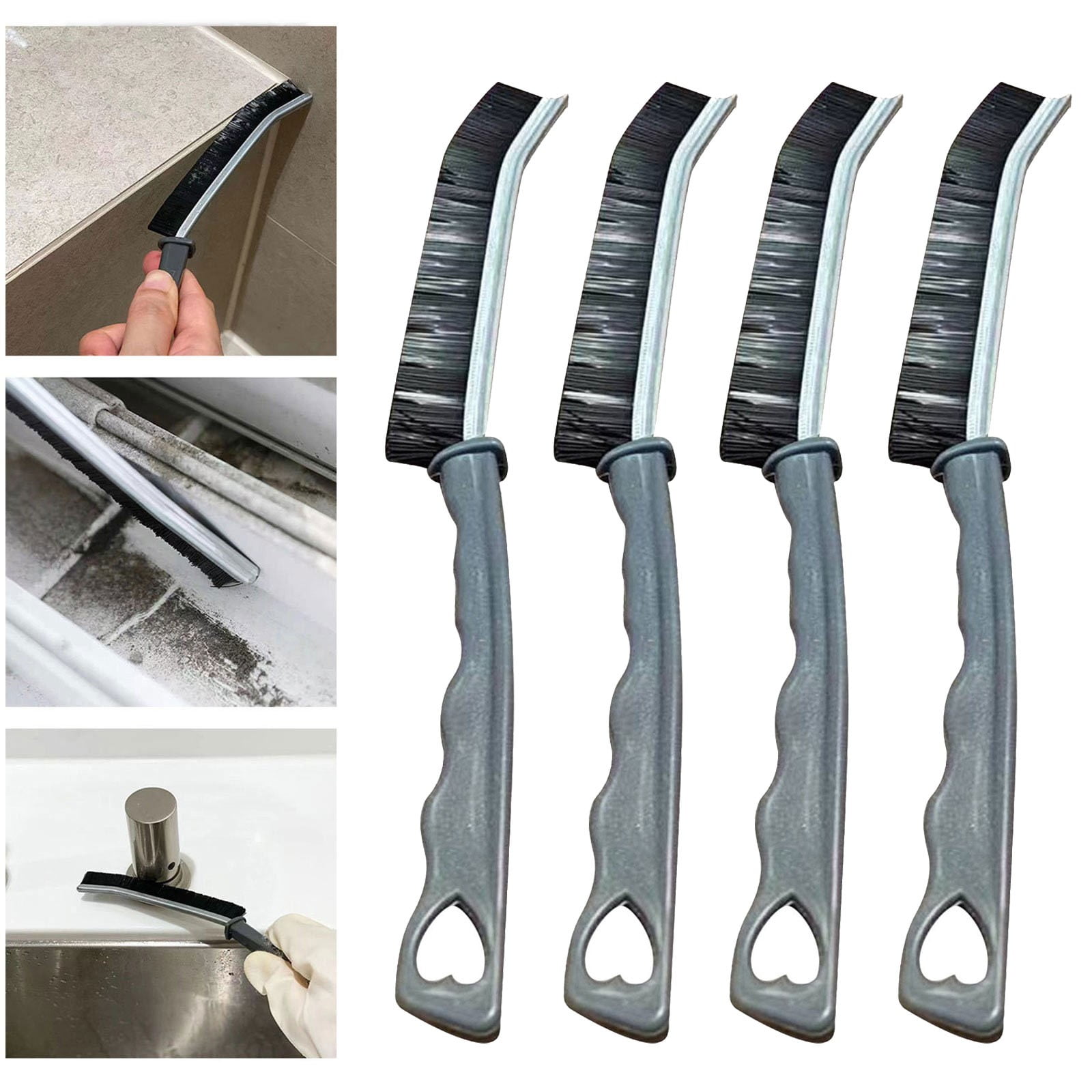 Crevice Cleaning Brush,Gap Brush for Cleaning,Hard Bristle Crevice ...