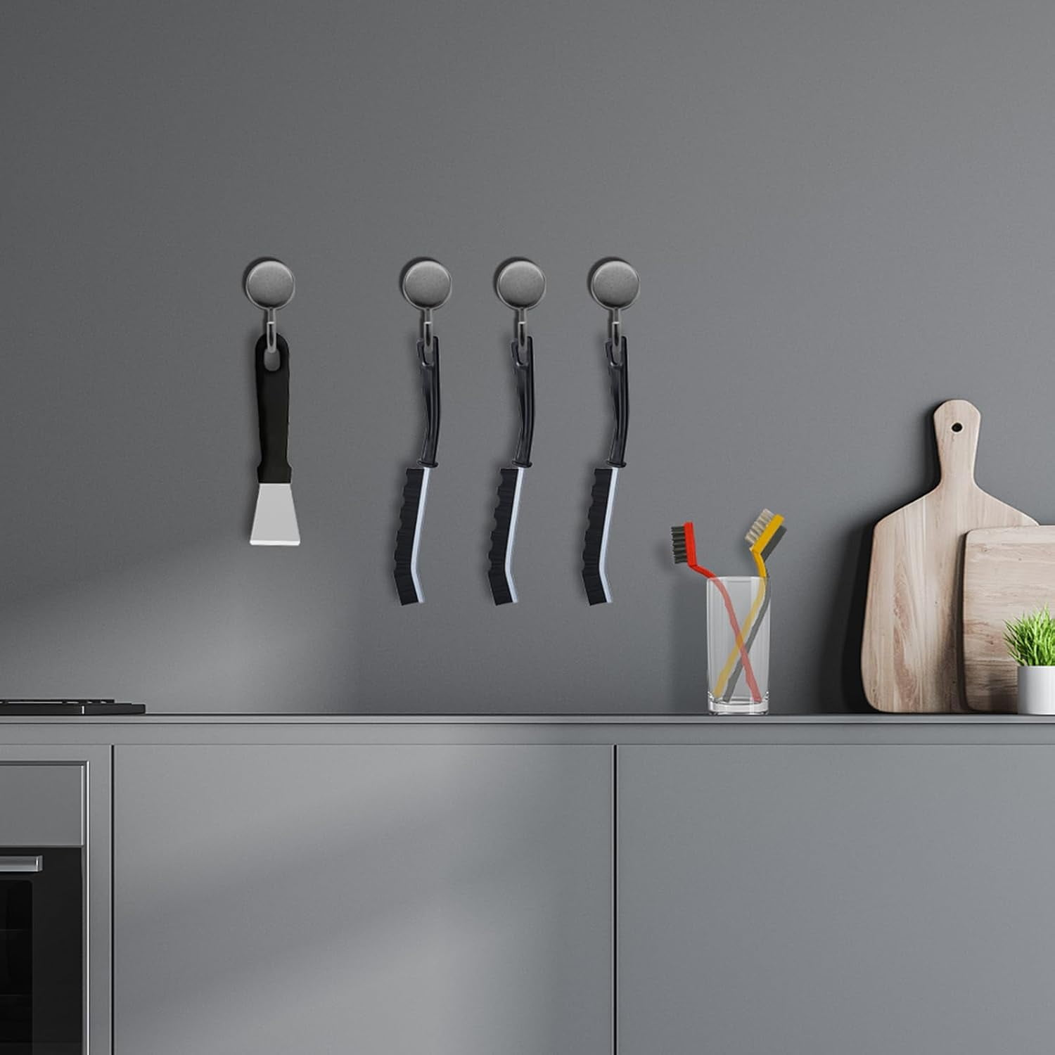 Crevice Cleaning Brush Set - Multifunctional Kit with Precision Brushes ...