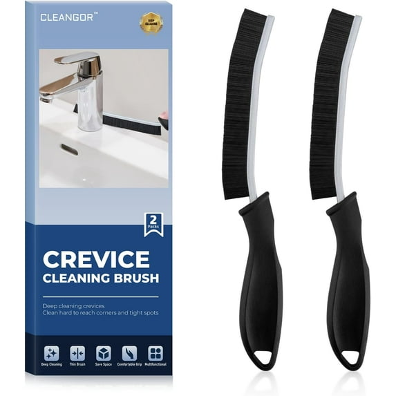 Crevice Cleaning Brushes, Cleaner Scrub Brush Tool for Hard to Reach ...