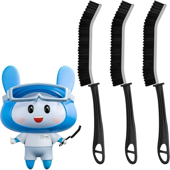 Crevice Cleaning Brushes, Serrated Cleaner Scrub Brush Tool for Hard to ...