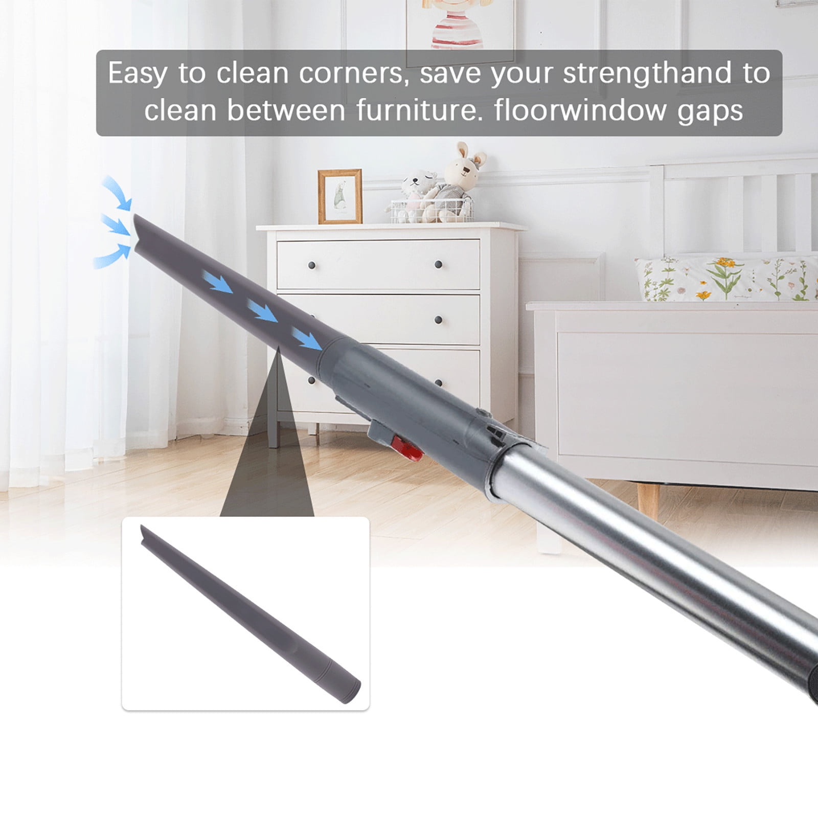 Crevice Tool Vacuum Brush, Compatible with NV350 NV352, Stainless Steel ...