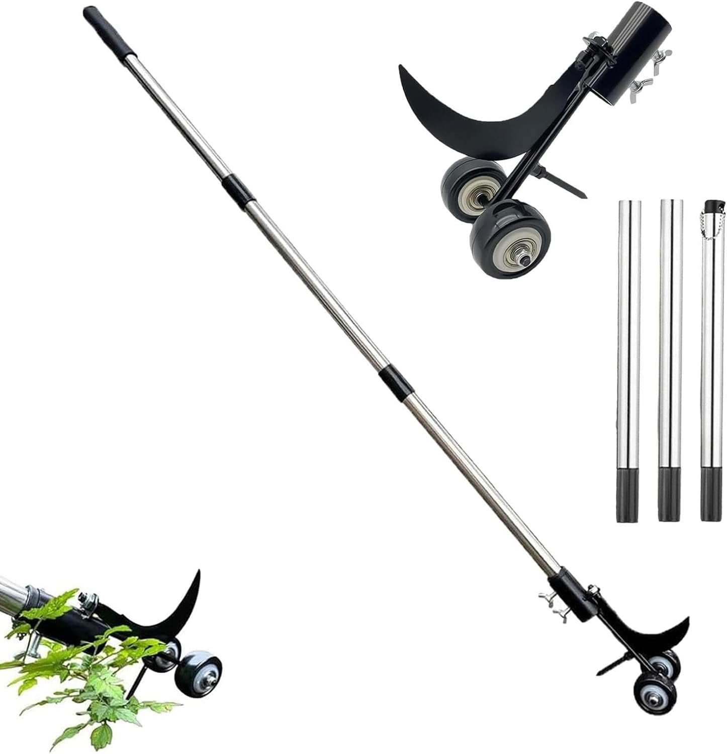 Crevice Weed Eater Bend Hook Push No-Bend Weed, Detachable Weed Puller ...