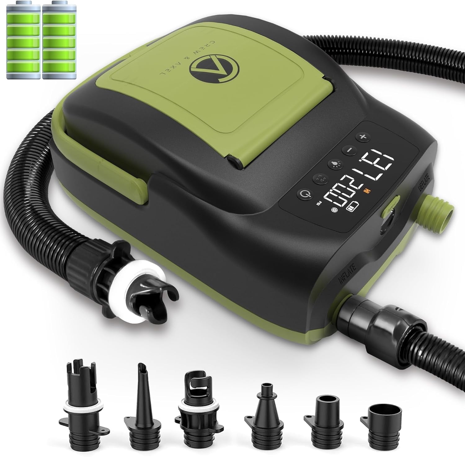 Crew & Axel CX151 Portable Electric Pump, 2-Person Recreational ...