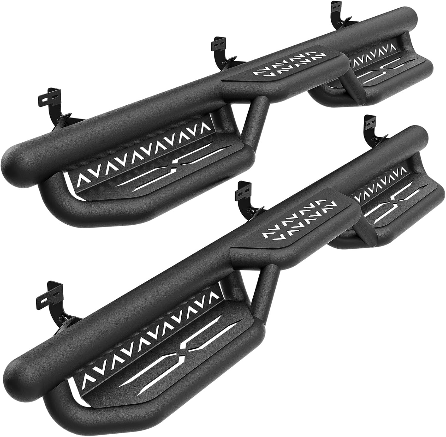 Crew Cab Running Boards Side Steps Compatible with 2015-2025 Chevy ...