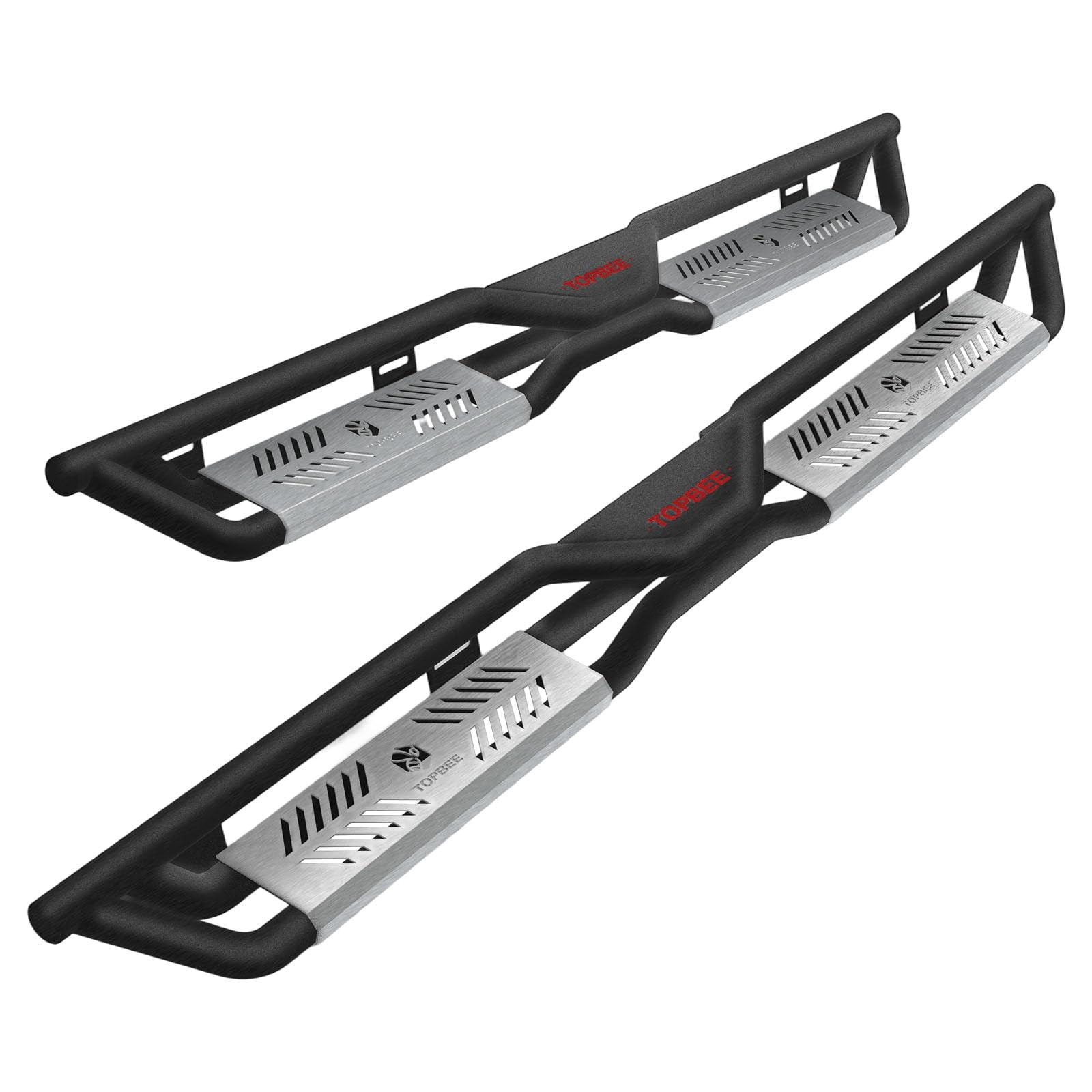 Crew Cab Running Boards Side Steps Compatible with 2019-2026 Chevy ...