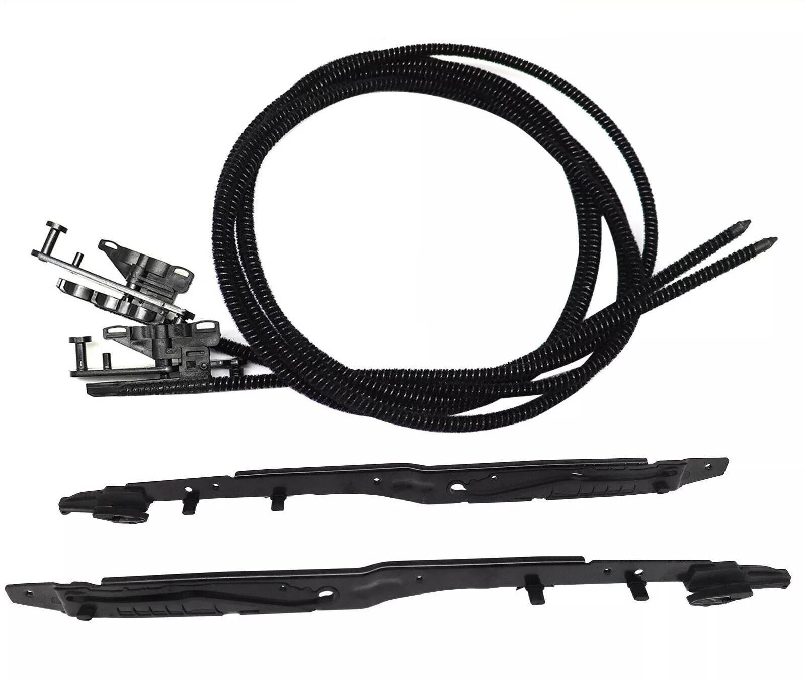 Crew Cab Sunroof Glass Cables+Track Assembly Repair Kit for Ford 2015 ...