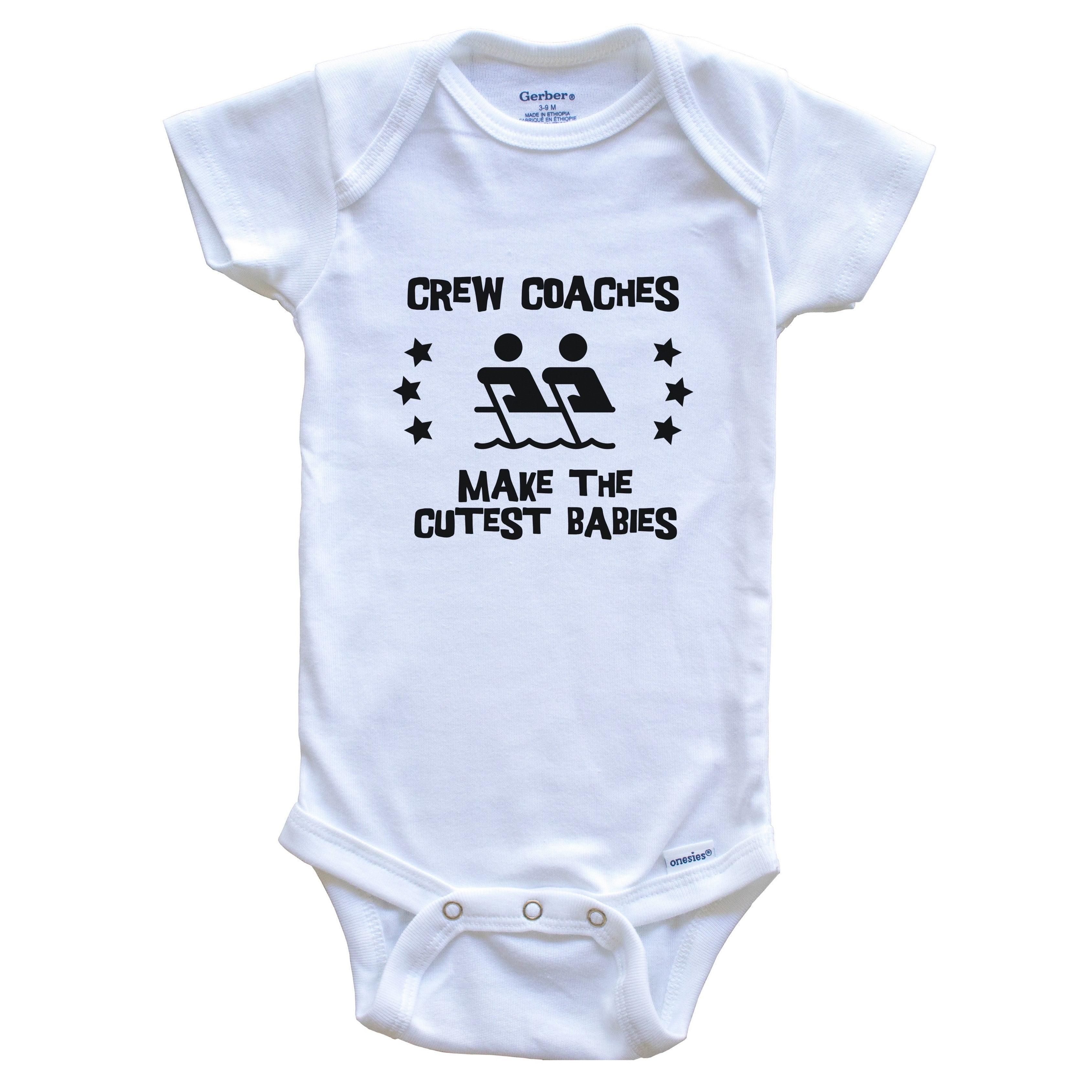Crew Coaches Make the Cutest Babies Funny Rowing Baby Bodysuit, 3-6 ...