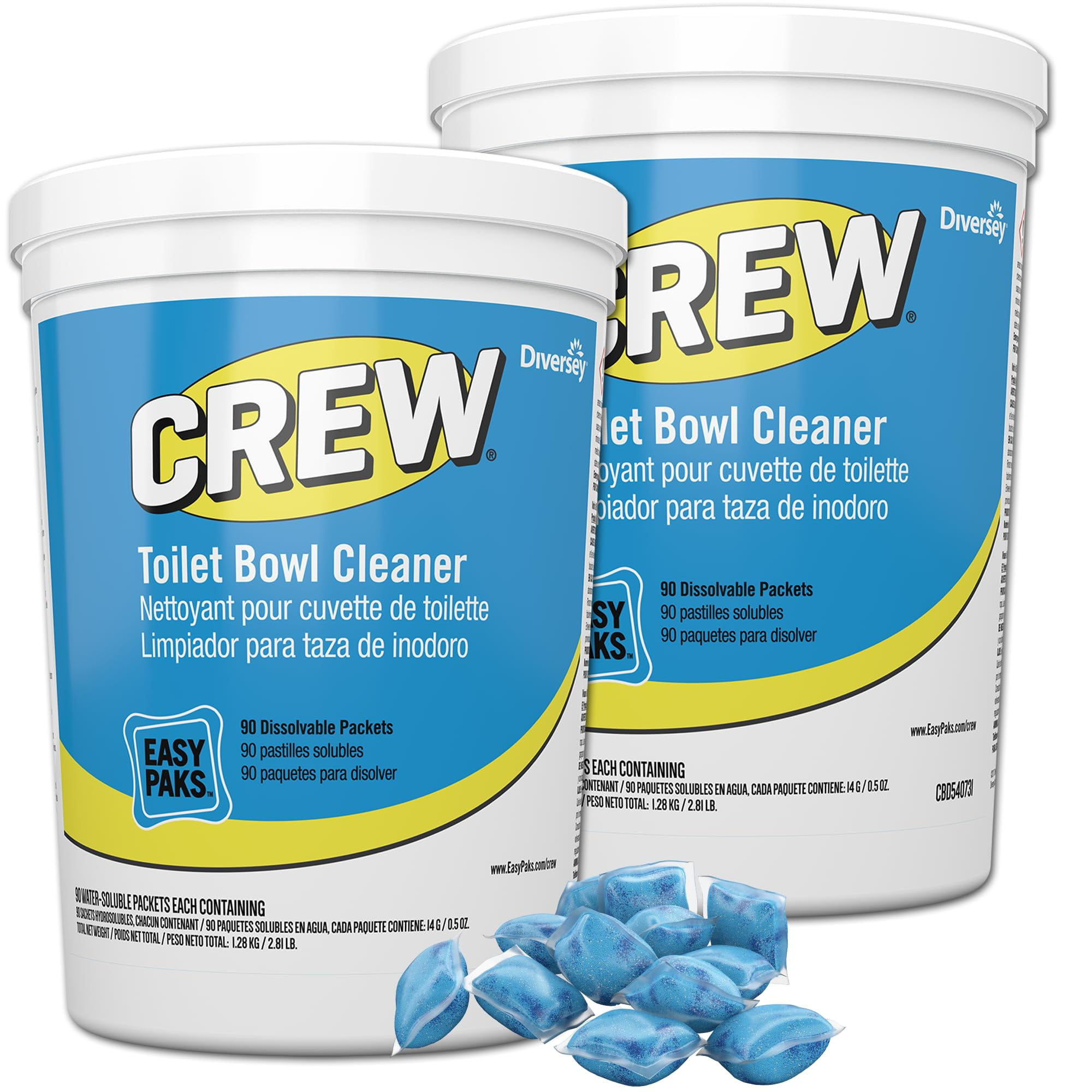 Crew Easy Pak Commercial Laundry Solution, 6.3 lb Packet with Enzymes ...