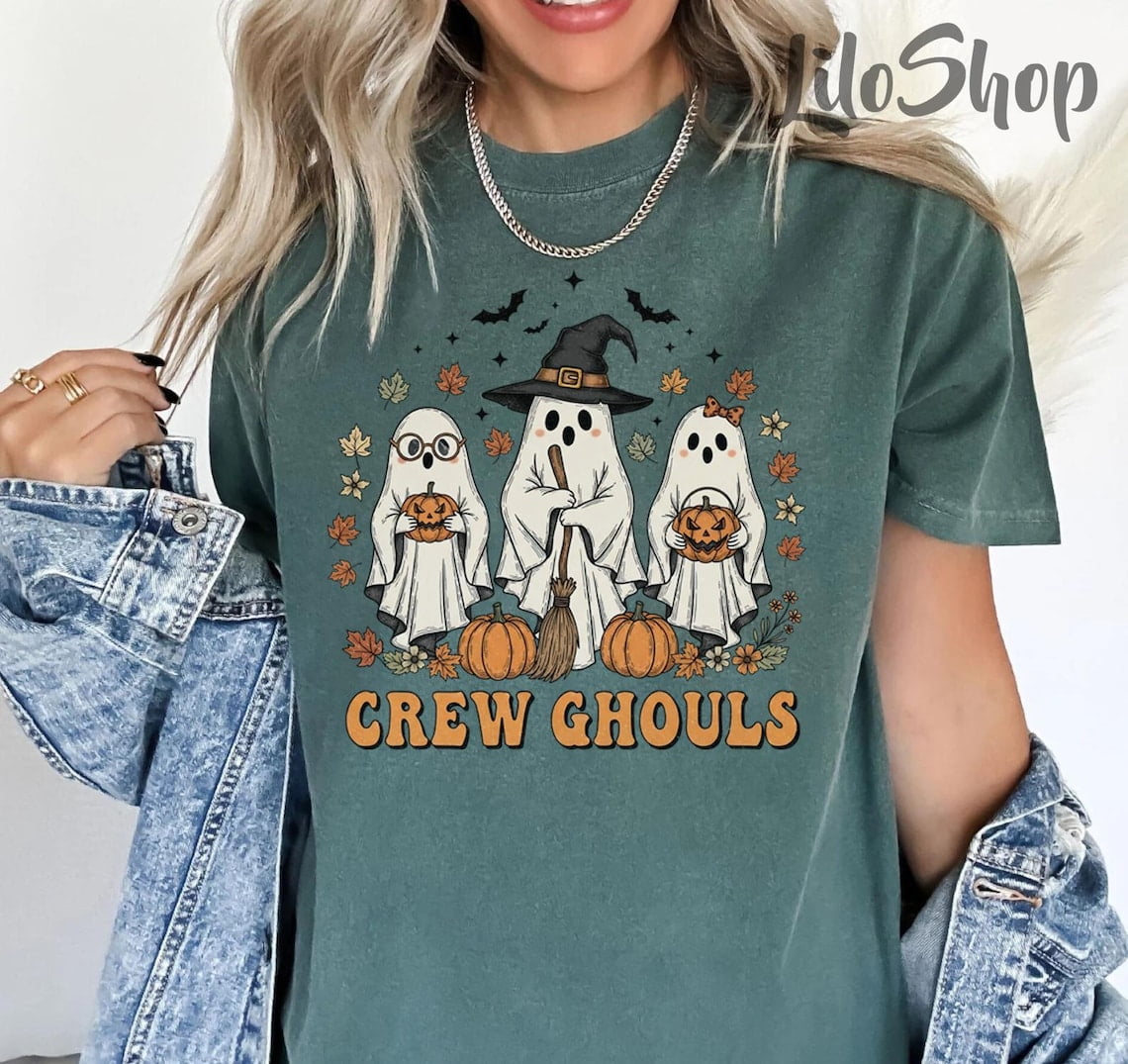 Crew Ghouls Shirt, Bff Fall Shirt, Ghost Friends Shirt, Boo Crew Shirt ...