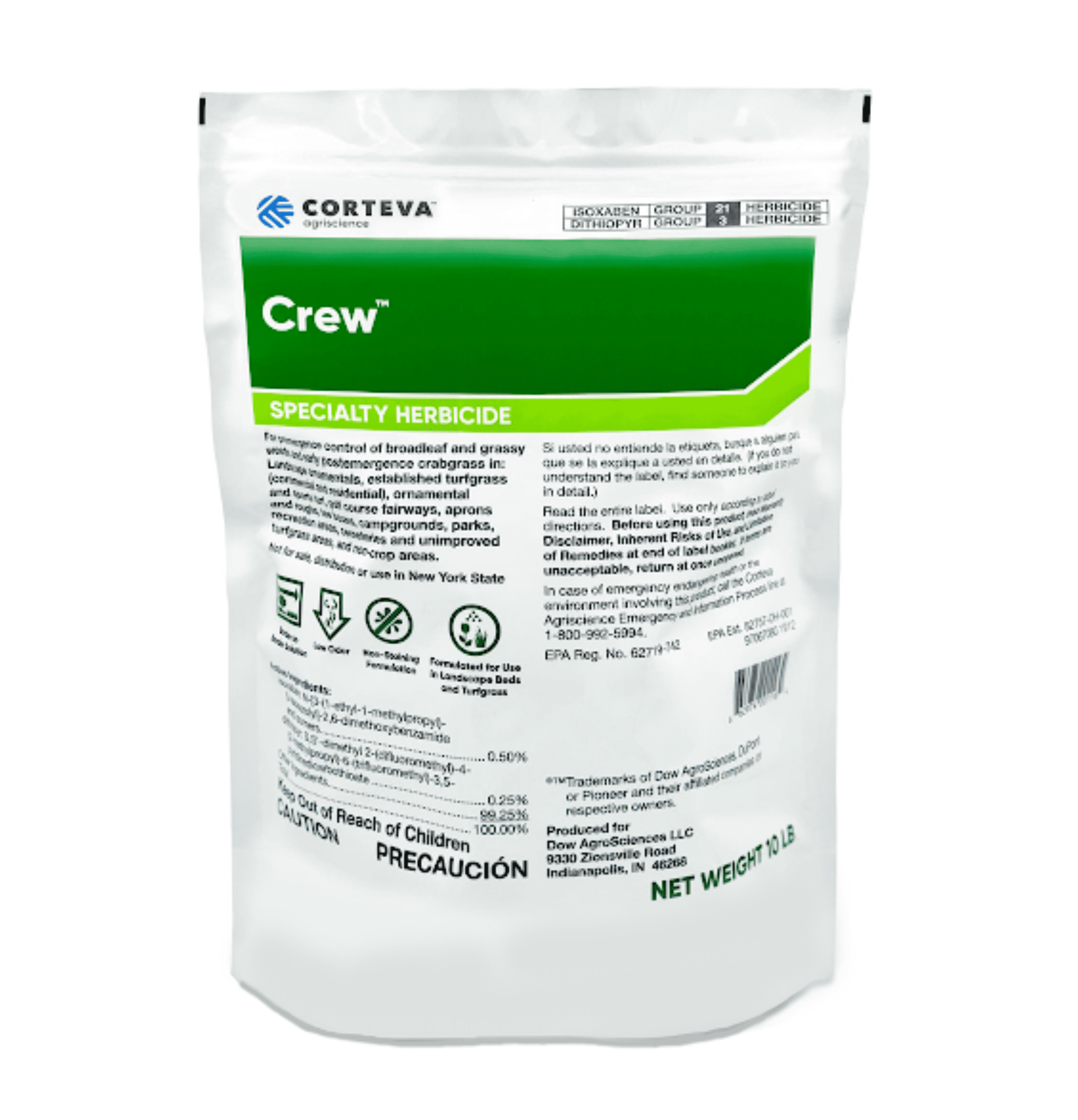 Crew Granulated Specialty Herbicide - Controls Weeds in Turf Grass and ...