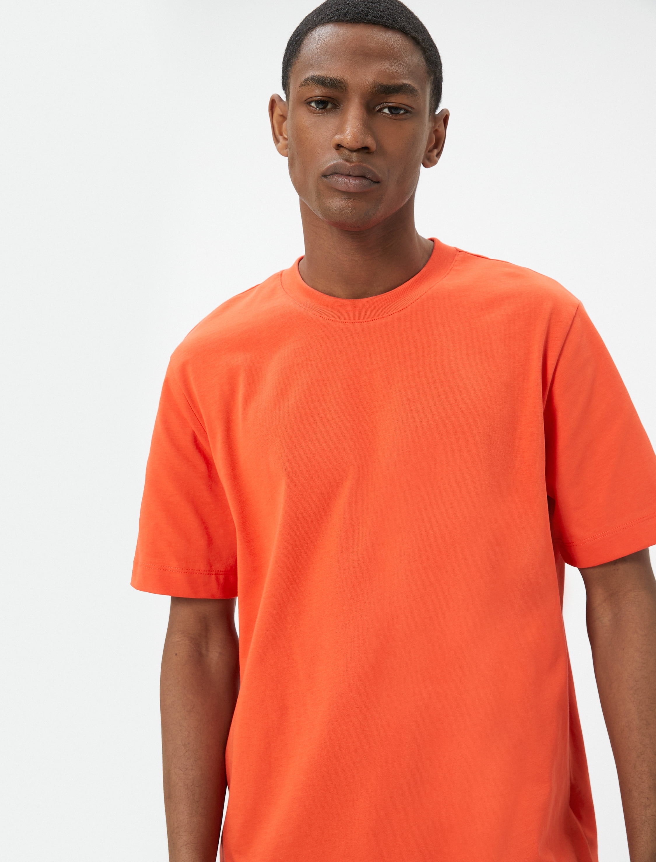 Crew Neck Basic Short Sleeve Cotton T-Shirt - Walmart.com