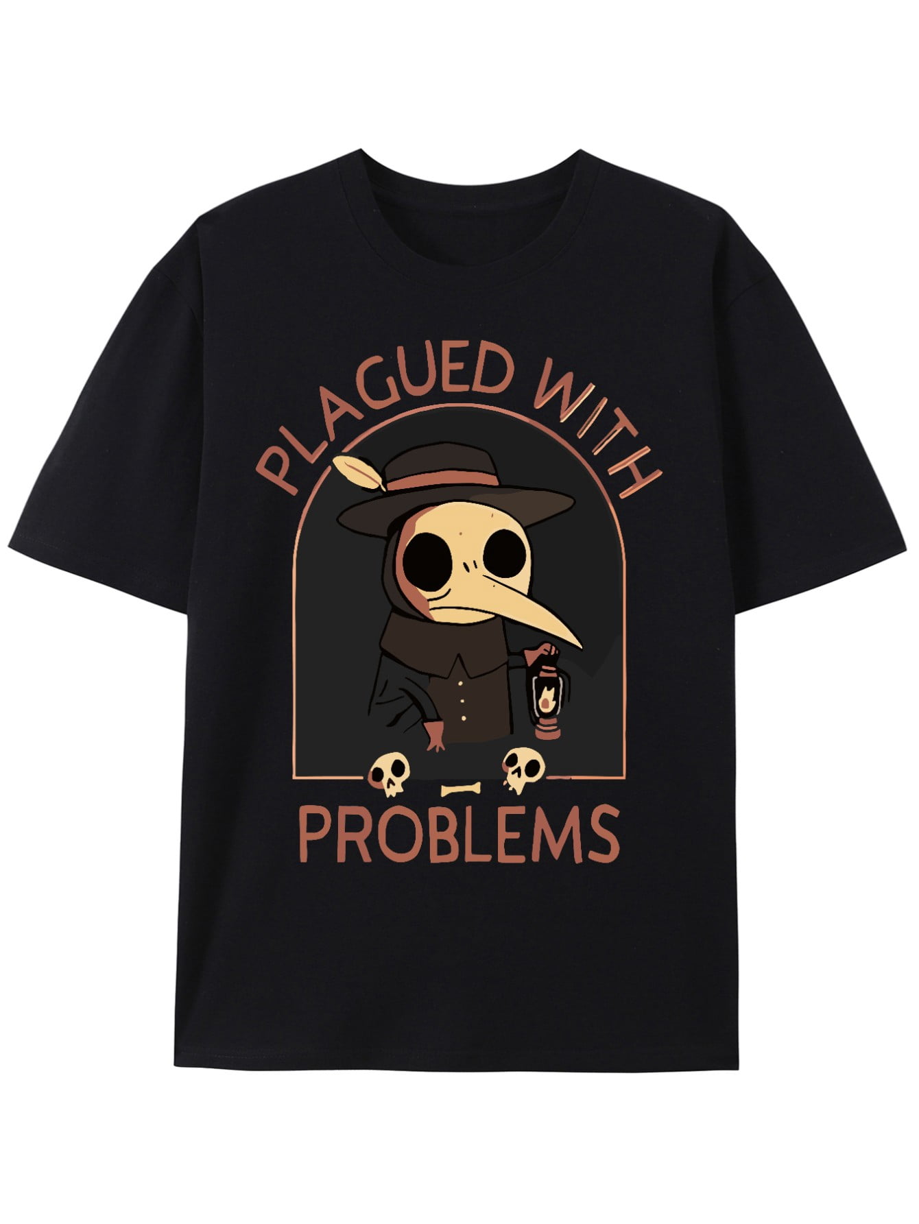 Crew Neck Cartoon And Letter Print Men's Fashionable Summer Short ...