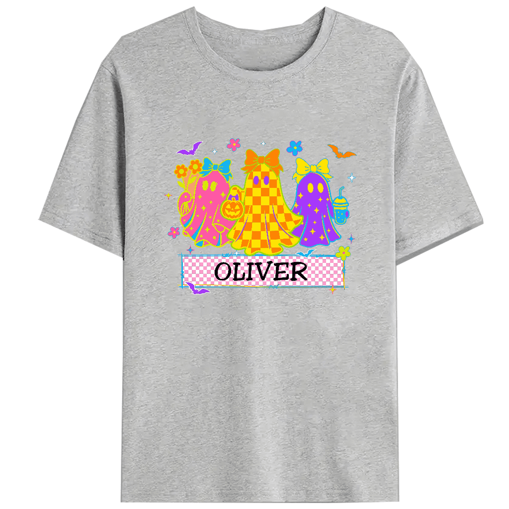 Crew Neck Cotton Summer Tops for Women OLVER The Shining Ghost Graphic ...