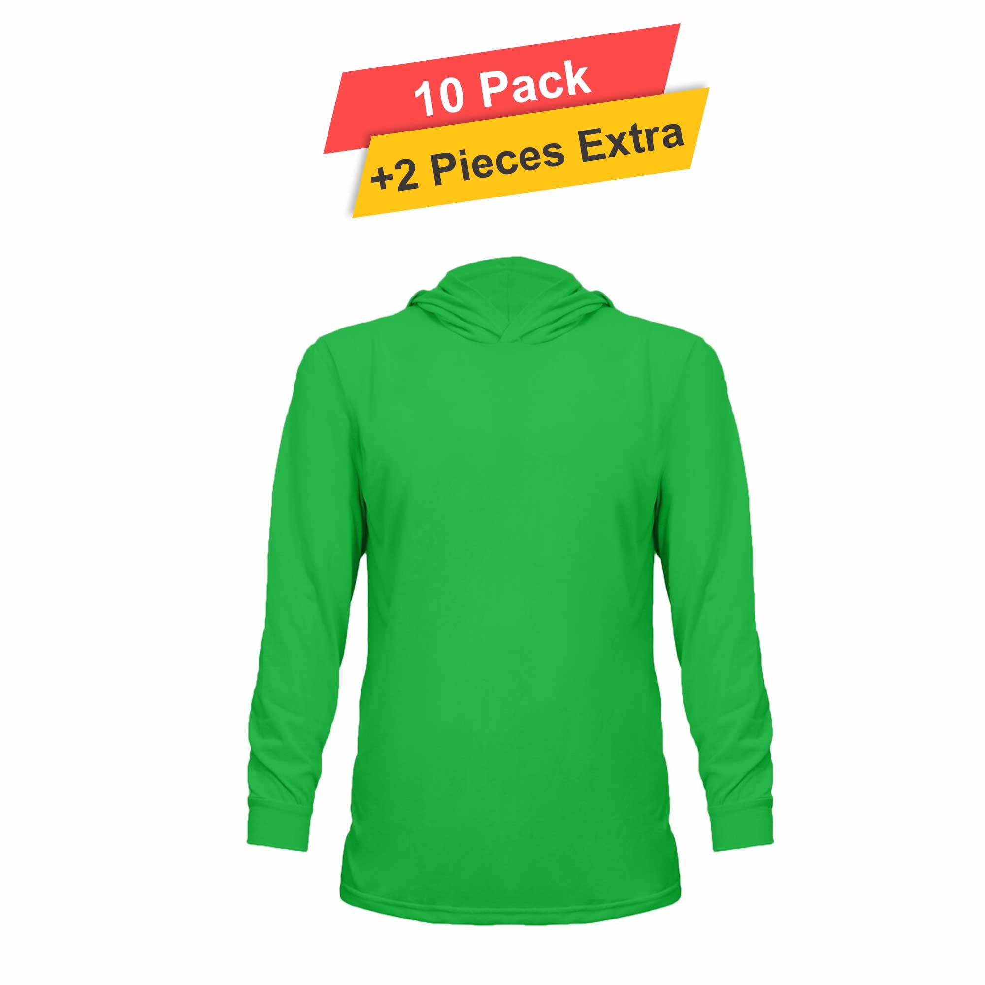 Crew Neck Polyester T-Shirt (Forest Green - 4xl) - 10 Pack - 5 Oz./yd² ...
