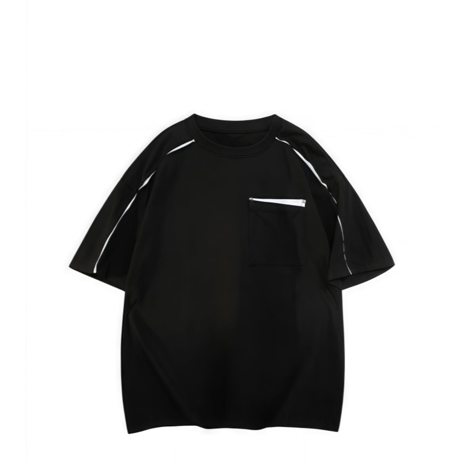 Crew Neck T Shirts for Men Short Sleeve Round Neck Athletic Running Gym ...