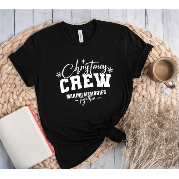 Crew Shirt, Family Tee, Group Shirt, Festive Team Party Outfit, Graphic ...