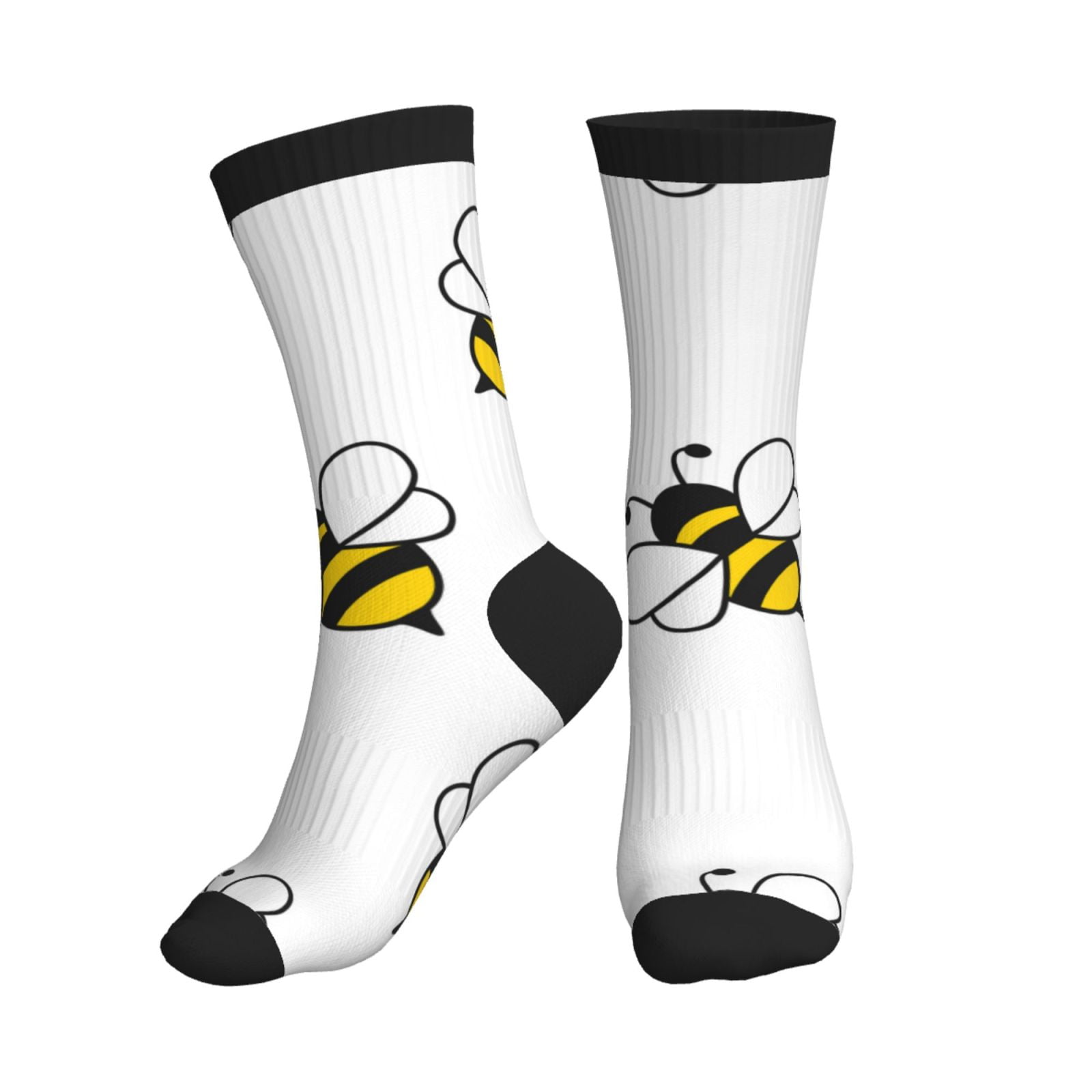 Crew Socks for Women Men Athletic - cartoon bee Soft Comfort Non-Slip ...