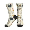 Crew Socks for Women Men, Cartoon Chickens Moisture Running Athletic ...