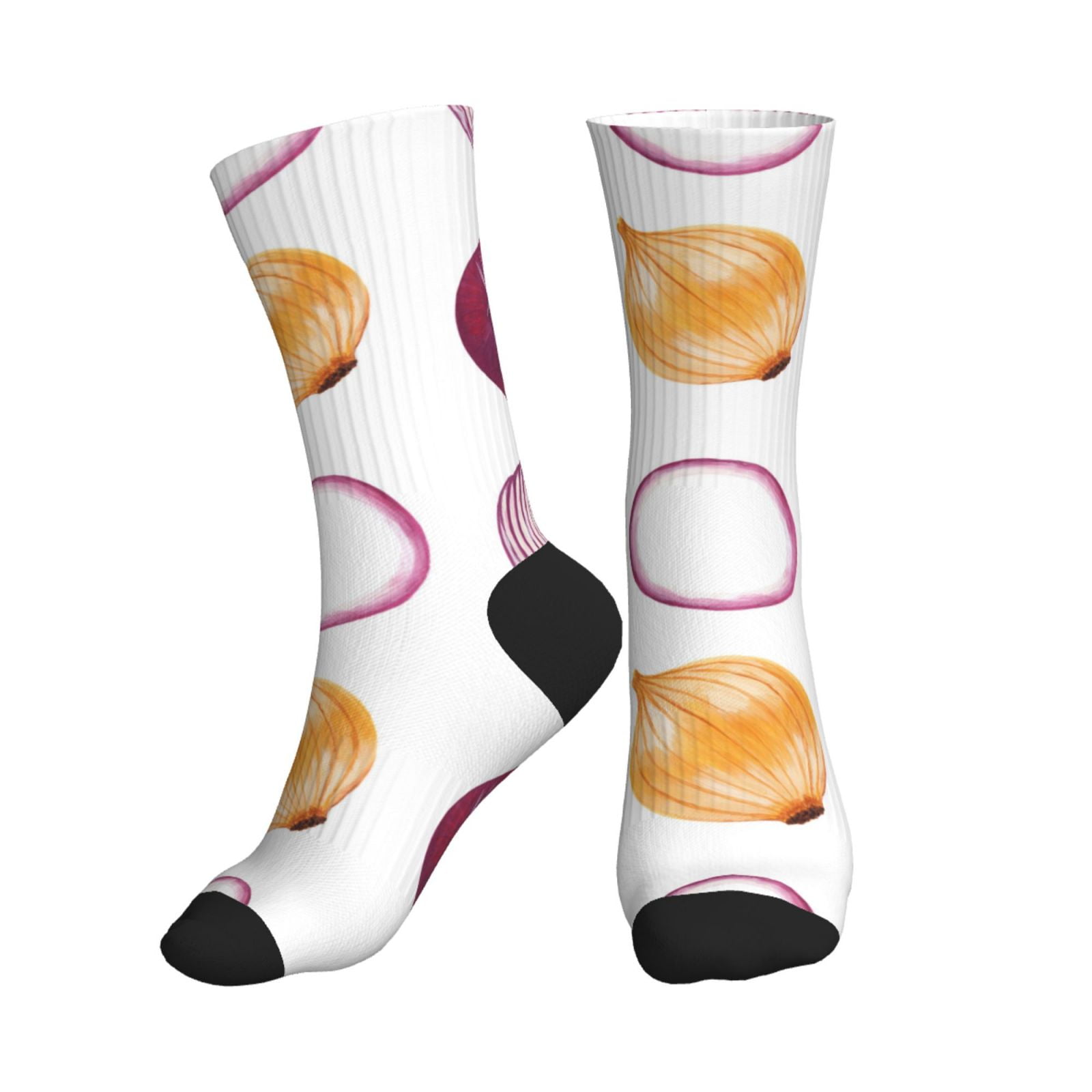 Crew Socks for Women Men, Onion funny Womens Mens Socks, Hiking Socks ...