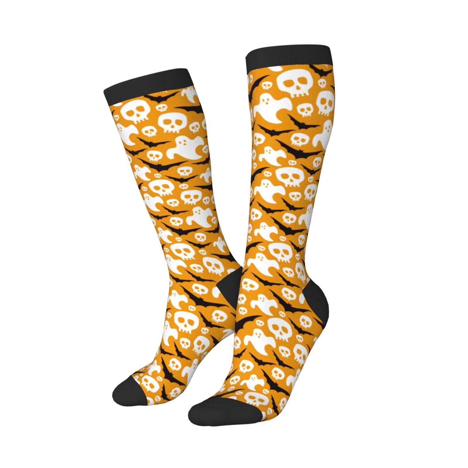 Crew Socks for Women and Men halloween elements bat Casual Athletic ...
