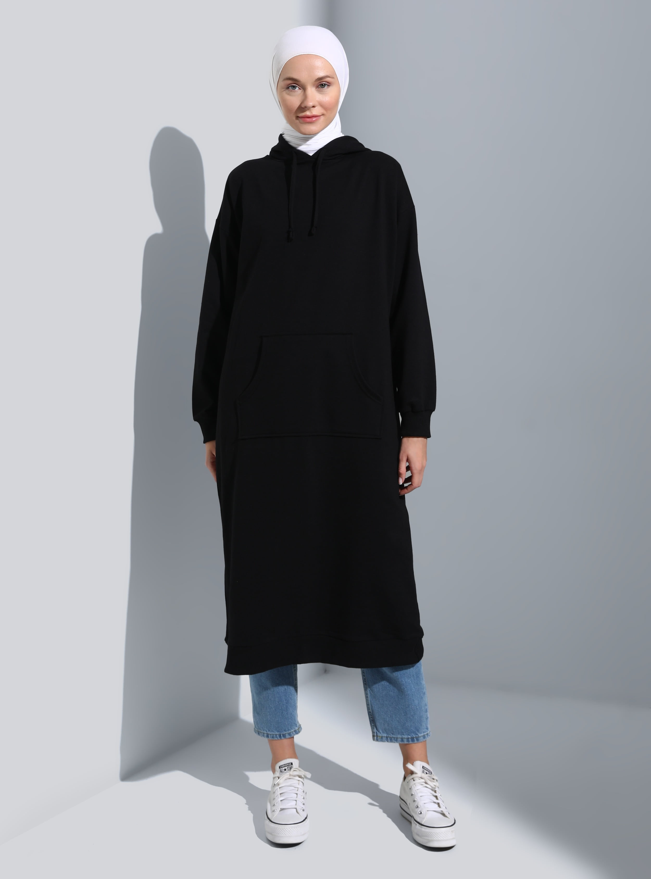 Crew neck - Black - Sweat-shirt - Refka - Walmart.com